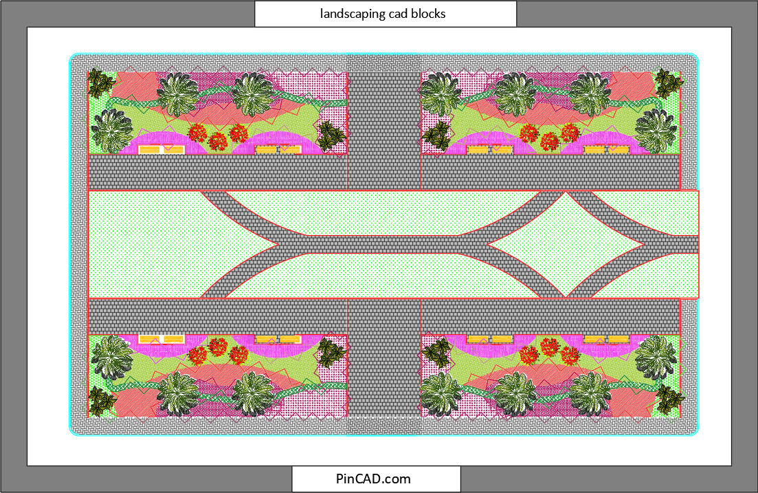 Landscaping CAD Blocks | Free Download for Your Designs - PinCad