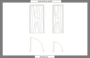 AutoCAD Door Symbol | Door Symbol in AutoCAD DWG