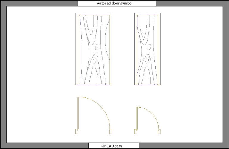 AutoCAD Door Symbol | Door Symbol in AutoCAD DWG