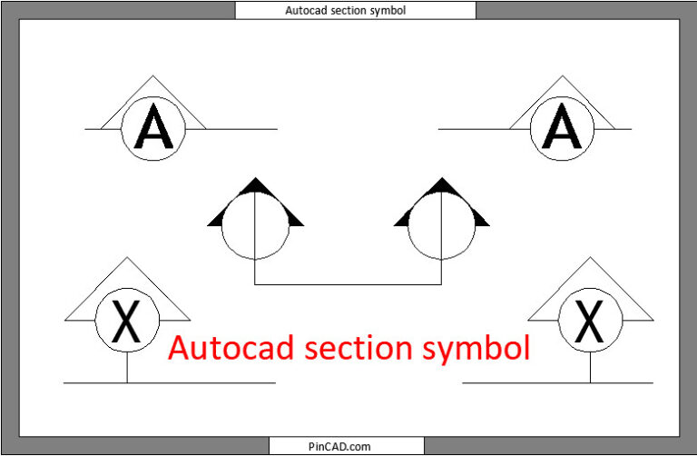 AutoCAD Section Symbol | Section Symbol CAD Block - PinCad