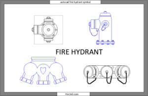 AutoCAD Fire Hydrant Symbol | Fire Hydrant CAD Top View