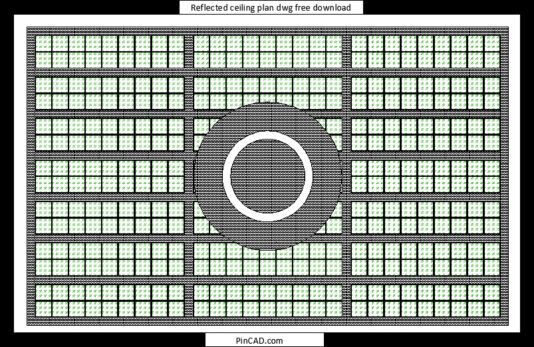 Reflected Ceiling Plan DWG Free Download