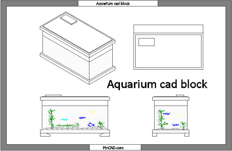 Aquarium CAD Block | Free Aquarium DWG for AutoCAD