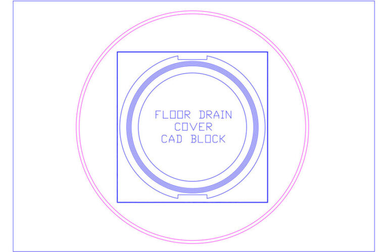 Free Floor Drain CAD Block Download – DWG File - PinCad