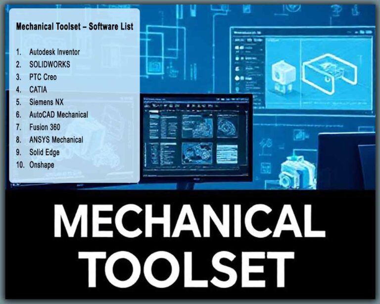 Mechanical Toolset: Top 10 Essential Software - PinCad