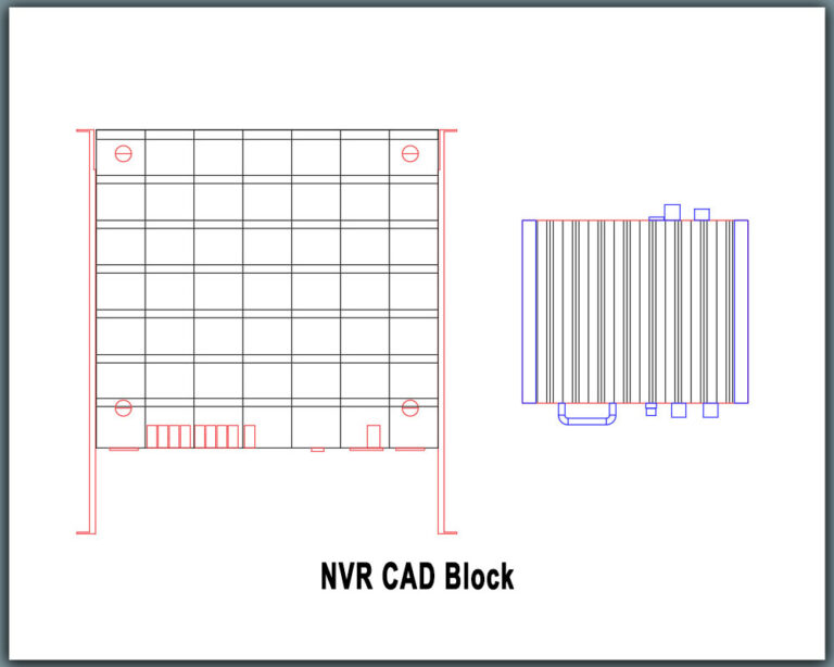 NVR CAD Block Free Download – Security DWG File - PinCad