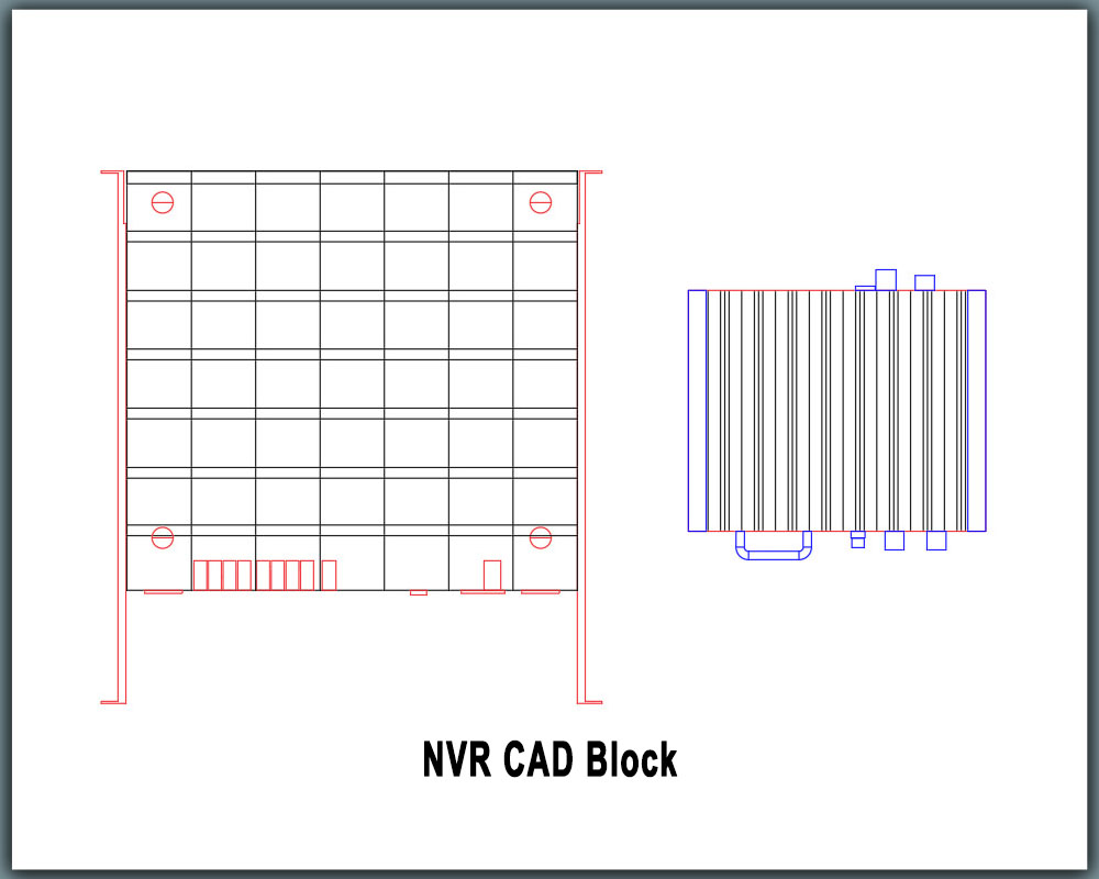 NVR CAD Block Free Download – Security DWG File - PinCad