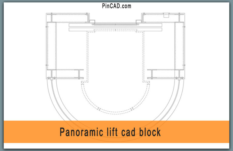 Panoramic Lift CAD Block – DWG Download for Designers - PinCad