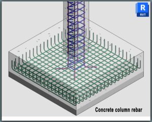 Concrete Column Rebar | Free RVT Download - PinCad